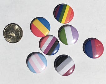 Polyamory & Non Monogamy Pride Flag 1.5 Pinback Button