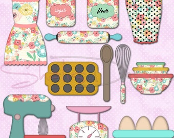 Baking clip art | Etsy
