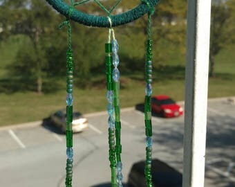 Green dream catcher | Etsy