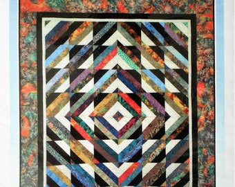 Strip quilt pattern | Etsy