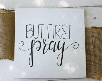 Pray letters | Etsy