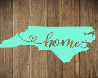 North carolina decal | Etsy