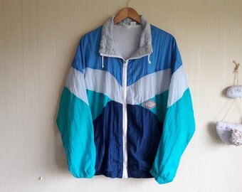 Vintage windbreaker | Etsy