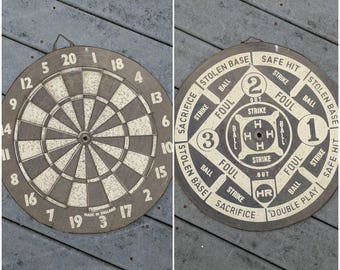 Vintage dart board | Etsy