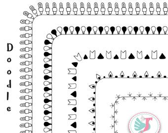 Hand drawn borders | Etsy