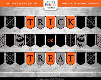 Halloween bunting | Etsy