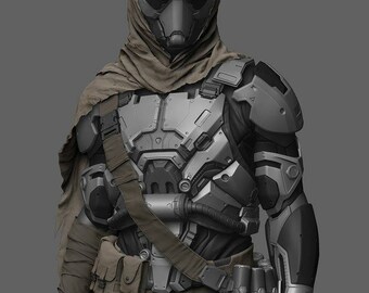 Cyberpunk armor | Etsy