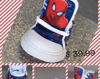 Spiderman shoes | Etsy