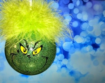 Grinch ornament | Etsy