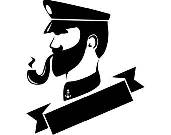 Boat captain svg | Etsy