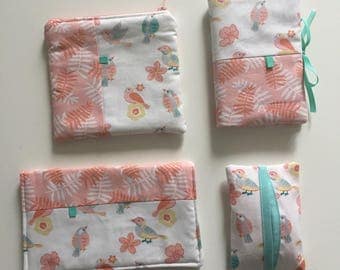 20 packs of plain pocket tissues.