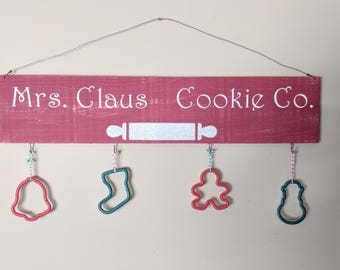 Mrs claus cookie | Etsy