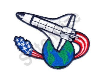 Astronaut machine embroidery design. Space explorer ready to