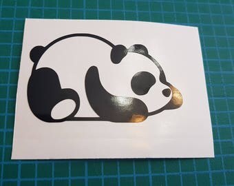 Panda decal | Etsy