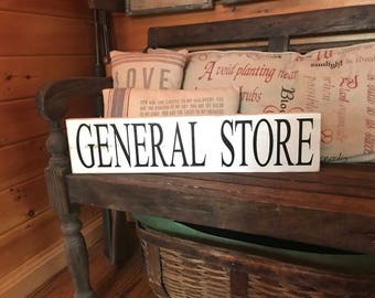 General store signs | Etsy