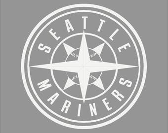 Seattle Mariners logo MLB sticker vinyl decal wall art 261