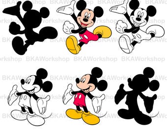 Mickey mouse clipart | Etsy
