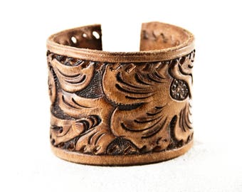 Leather jewelry | Etsy