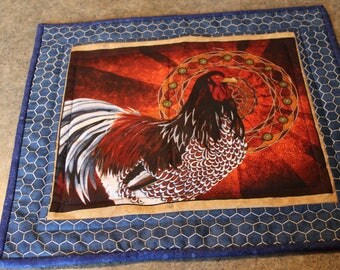 Rooster table runner | Etsy