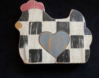 Primitive chickens | Etsy