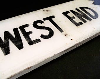 Black and white sign | Etsy