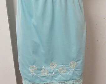 Blue half slip | Etsy