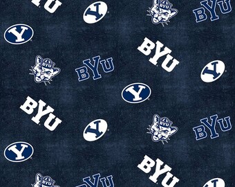 Byu logo | Etsy