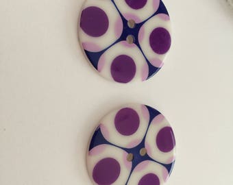 Retro buttons | Etsy