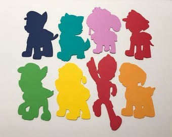 Paw patrol cut outs | Etsy