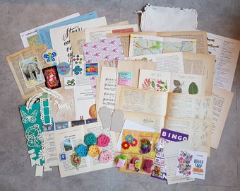 Mixed paper journal | Etsy