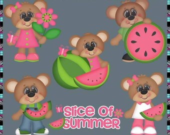 Watermelon clip art | Etsy