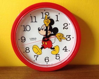 Mickey mouse clock | Etsy