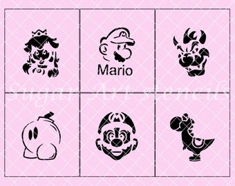 Nintendo stencil | Etsy