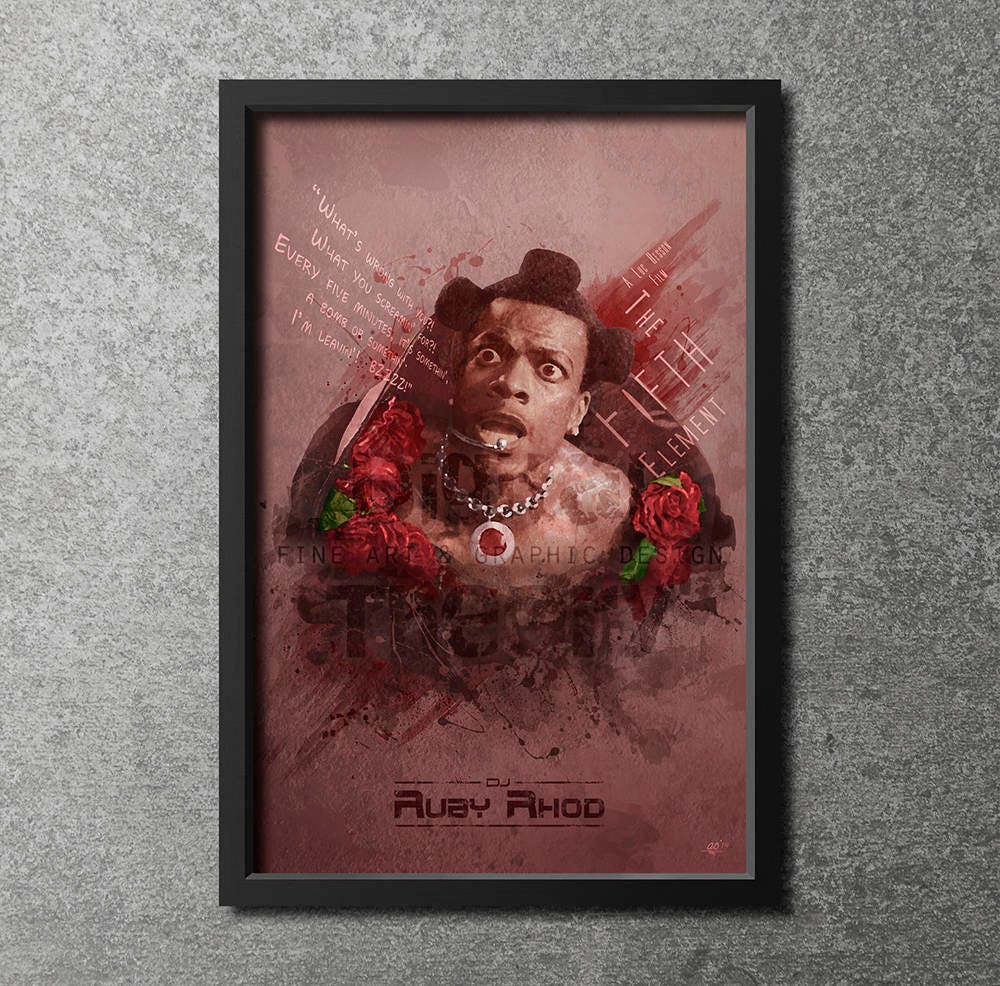 Original Giclee Art Print 'Ruby Rhod'