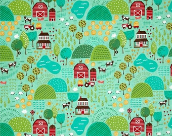 Cow print fabric | Etsy