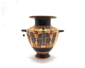 Greek Vase Black figure Olpe of Hercules entering to Olympus