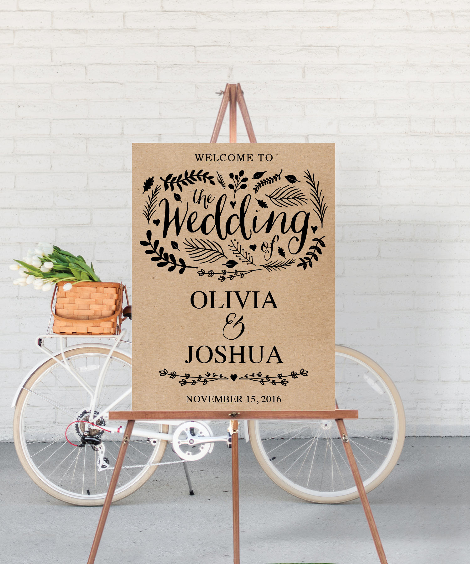 Wedding Welcome Sign Template Editable PDF Welcome to Our