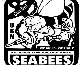 Us navy seabees | Etsy