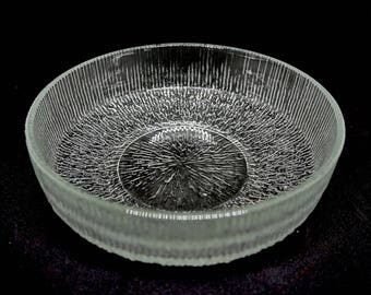 Textured glass bowl | Etsy