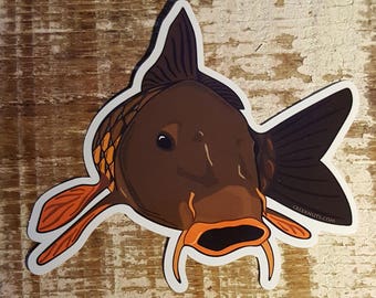 Carp sticker | Etsy