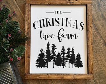 Tree farm sign | Etsy