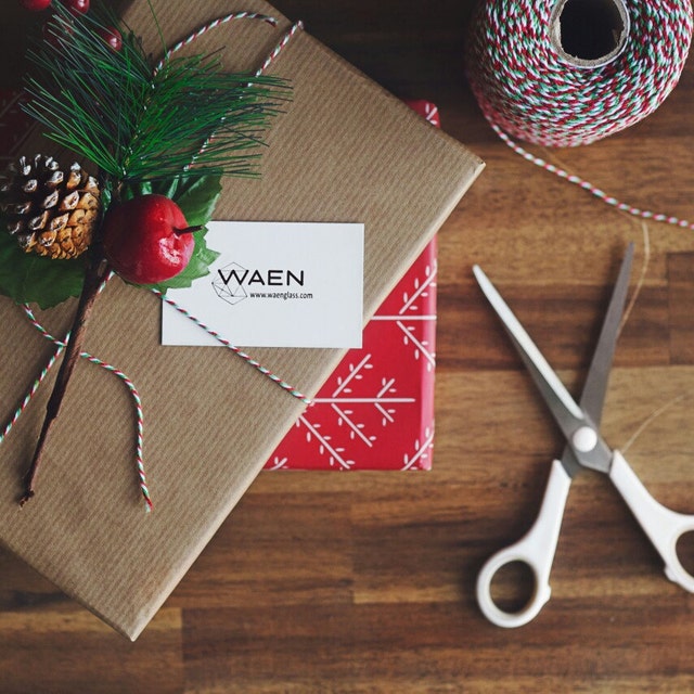 Handmade Geometric Glassware Etsy Featured Seller by Waen on Etsy