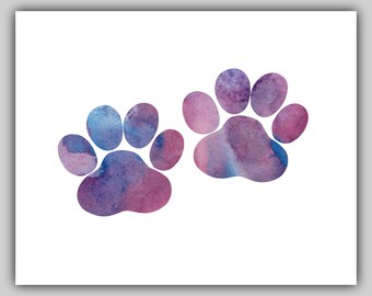 Dog paw print | Etsy