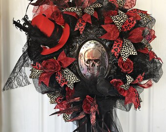 Goth wreath | Etsy
