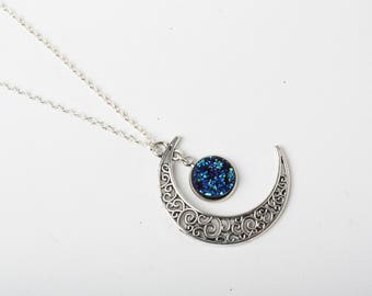 Blue moon jewelry | Etsy