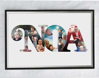 Baby photo collage | Etsy