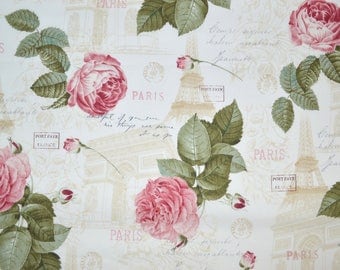 Shabby chic fabric | Etsy