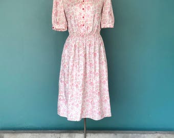 80s floral dress | Etsy