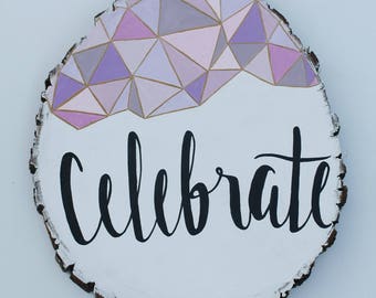 Round wood sign | Etsy