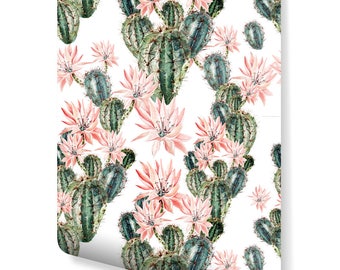 Cactus wallpaper | Etsy